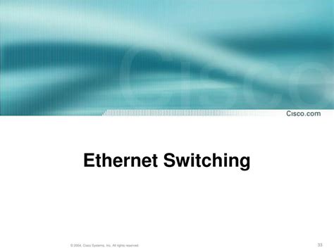 PPT Chapter 3 Ethernet Technologies Ethernet Switching TCP IP Protocol Suite And IP