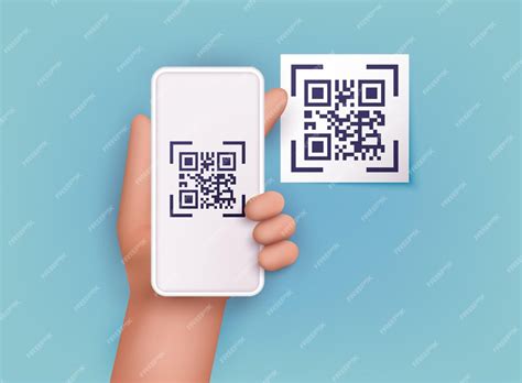 Qr 코드를 스캔하는 휴대폰 스마트 폰 Qr 코드를 스캔하고 온라인 결제 송금 전자 디지털 기술 바코드 ⁇ 터 일러스트레이션