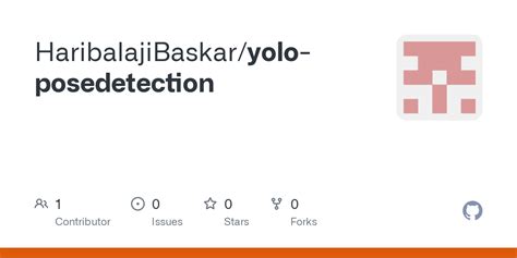 Github Haribalajibaskar Yolo Posedetection