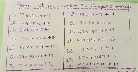 Aiimiit Education By Naveen Rachuri Aiimiit Prove Given Number Is Composite Number