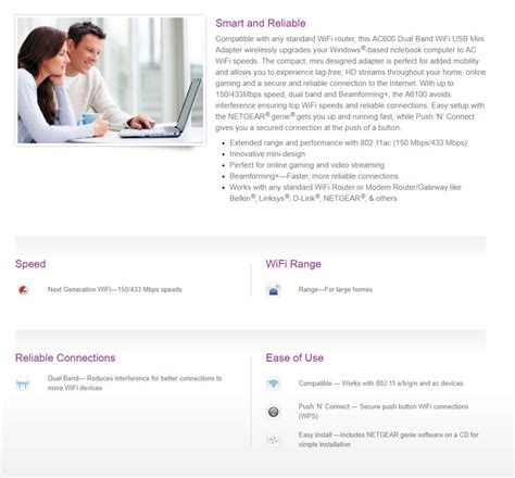 Netgear A6100 WIFI USB Mini Adapter AC600 802 11ac Dual Band