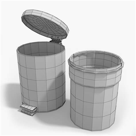 쓰레기통 3d 모델 10 Fbx Ma Obj Max Free3d