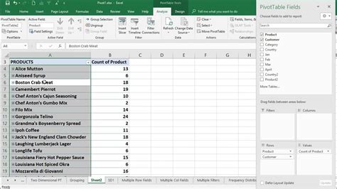 Excel Pivot Table How To Create Multiple Row Fields In Pivot Table