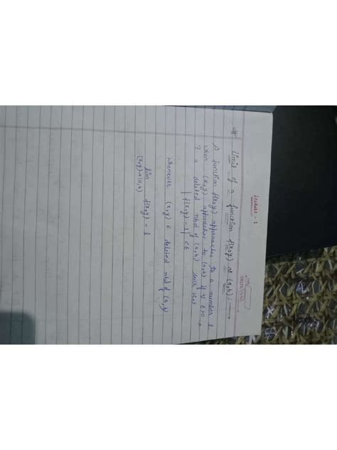 Functions Of Several Variables Iit Jam Notes Pdf