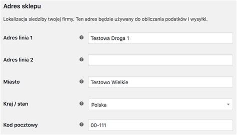 Ustawienia główne WooCommerce Krok po kroku