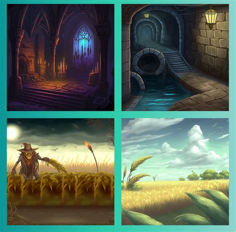 Rpg Backgrounds Scenic Collection By Esperstudio