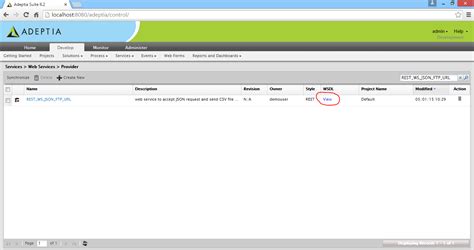 Adv Training Scenario Json Web Service Flow Adeptia Help