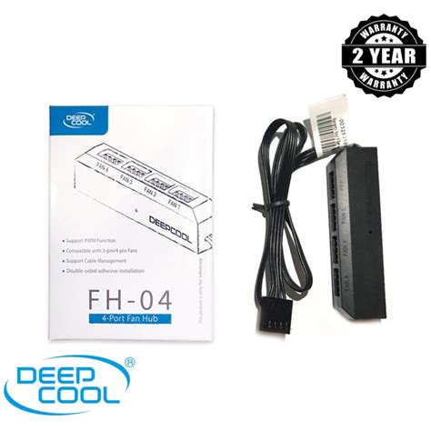 Deepcool FH 04 PWM Fan Hub 4 Port Fan Hub 4 Pin PWM FH 04 NDP F04PWM HUB Shopee Malaysia