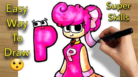 How To Draw Alphabet P Lore Real Life Humanized Alphabet Lore Abcfghpq Youtube