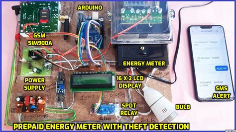 Svsembedded Arduino And Gsm Based Prepaid Energy Meter