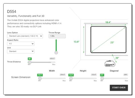 7 Best Free Online Projector Distance Calculator Websites