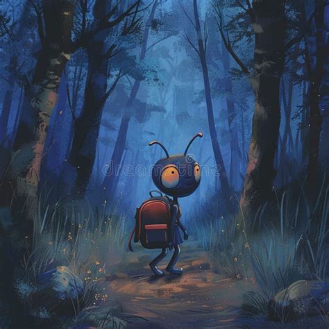 Tiny Fighter Ants Looking For Food Generate Ai Stock Illustration Illustration Of Grass