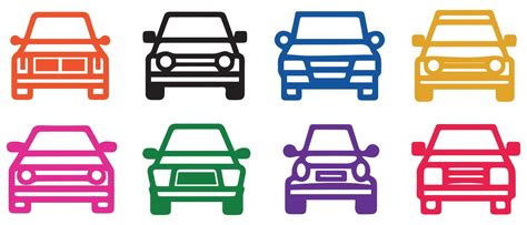 Car Black Outline Icon Fast Travel Drive Electric Machine Design 47467734 Vector Art At Vecteezy