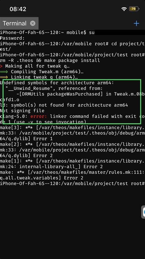I Have This Error When Making My Tweak How Should I Fix It R
