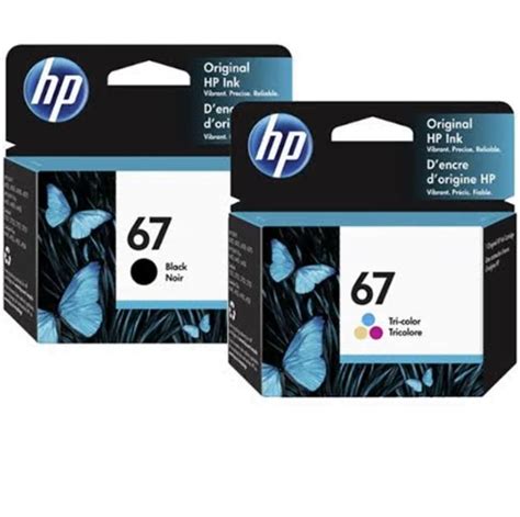 HP 67 GENUINE BLACK AND COLOUR ORIGINAL COMBO PACK Ink Warehouse