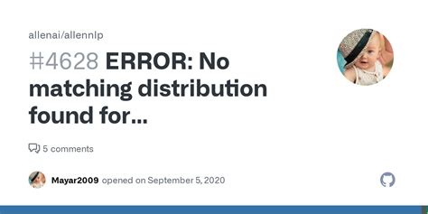 ERROR No Matching Distribution Found For Torch From Allennlp Issue