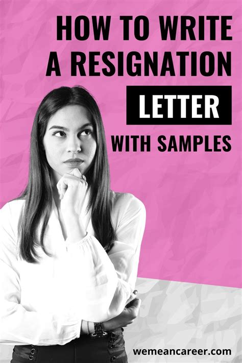 How To Write A Resignation Letter With Sample Artofit