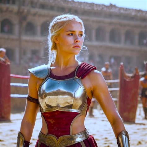 Blonde Strong Female Gladiatrix Worrior By Erikjan On Deviantart