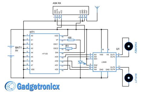 Bluetooth Rc Car Circuit Diagram