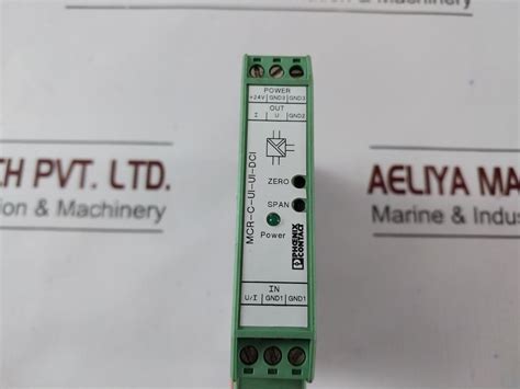 Phoenix Contact Mcr C Ui Ui Dci Signal Converter Aeliya Marine