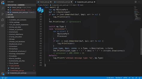 Golang Deep Dive P1 L52 Write And Read Json Youtube