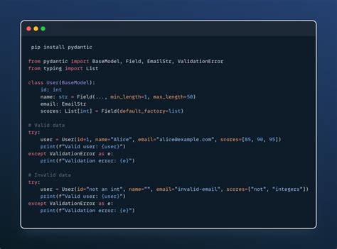 Mohamed Ali On Linkedin Pythondevelopment Datavalidation Pydantic