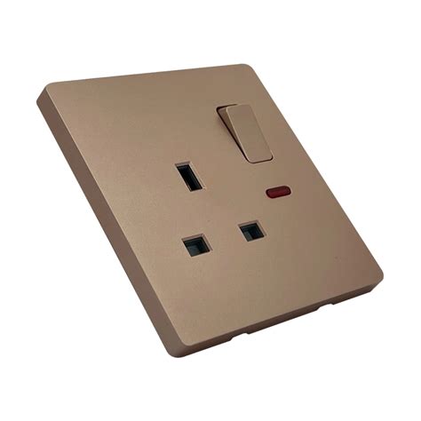 Sqm Certificate Socket 13a Switched Socket Double Pole Socket China