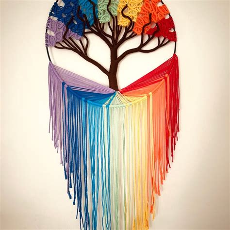Tree Of Life Macrame Etsy