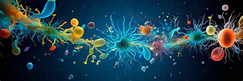 Various Bacterial Shapes Including Rods Spheres And Spirals Generative Ai Stock Illustration