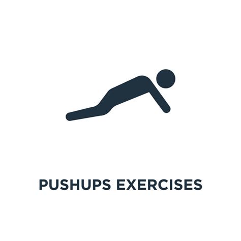 Pushups Exercises Free Stock Vectors