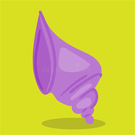 Mermaid Shell Purple 16 Stock Vector Illustration Of Vect 197986514