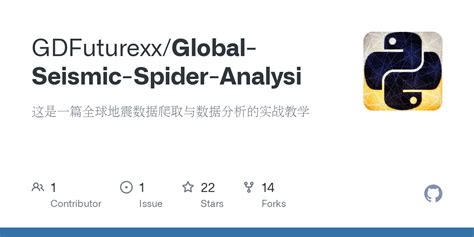 Github Gdfuturexxglobal Seismic Spider Analysi 这是一篇全球地震数据爬取与数据分析的实战教学