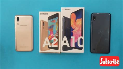 Samsung Galaxy A10 Vs Samsung Galaxy A2 Core Youtube