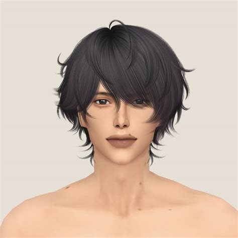 The Sims 4 Sims Hair Fluffy Hair Short Hair Ponytail