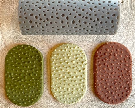 Polymer Clay Dots Texture Roller Polymer Clay Patterns Organic