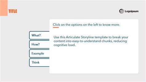 Articulate Storyline 4 Tabs Interaction Template Building Better Courses Discussions E