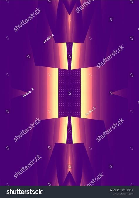 Magic Symmetrical Geometric Background Trendy Gradient Stock Illustration 2231215815 Shutterstock