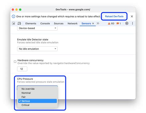 Sensors Emulate Device Sensors Chrome Devtools Chrome For Developers