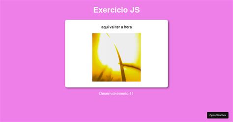 Exercicio Horas Js Codesandbox