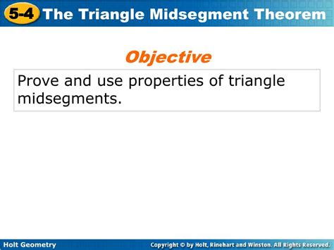PPT Prove And Use Properties Of Triangle Midsegments PowerPoint Presentation ID