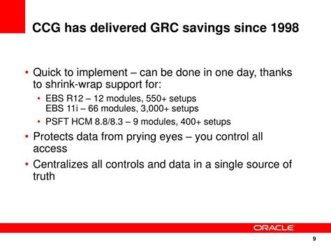 Ppt Configuration Grc And Oracle Configuration Controls Governor Powerpoint Presentation Id