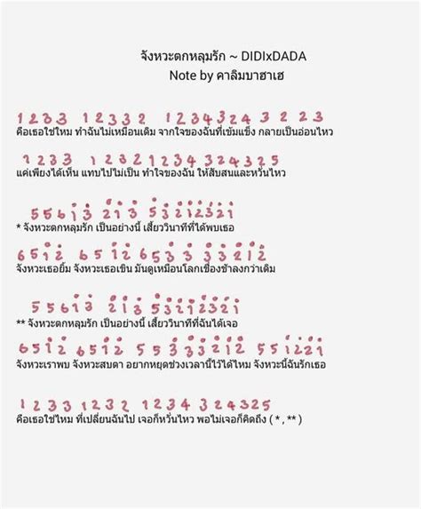 จังหวะตกหลุมรัก ~ Didixdada