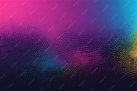 Premium Photo Abstract Halftone Gradient Vector Vibrant Background With Blending Colors And