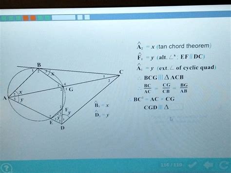 A 2 X Tan Chord Theorem F 1 Studyx