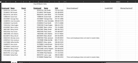 Solved In Column L Titled Invalid SSN Write A Function Chegg Com