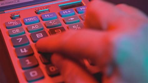 Type On The Calculator Keys 41472963 Stock Video At Vecteezy