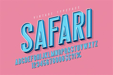 압축 된 3d 디스플레이 글꼴 디자인 알파벳 편지 여름에 대한 스톡 벡터 아트 및 기타 이미지 여름 컴퓨터 글자 문자 Istock