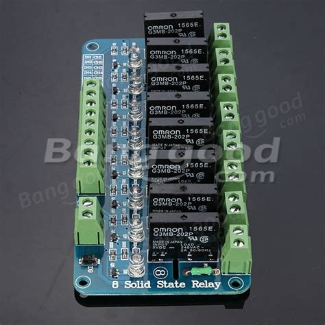 8 Channel 5V Solid State Relay Board Module OMRON SSR AVR DSP Arduino