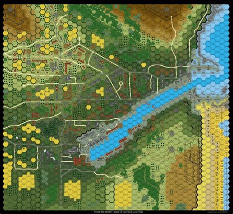 Advanced Squad Leader • Asl Map Spotlight Port En Bessin