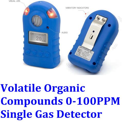 VOC Volatile Organic Compounds Single Gas Detector Gas Monitor LED Display Portable W Alert 0